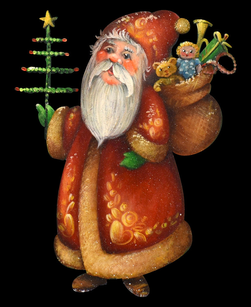 Snowflake Santa Ornament - JS011 – Jo Sonja's